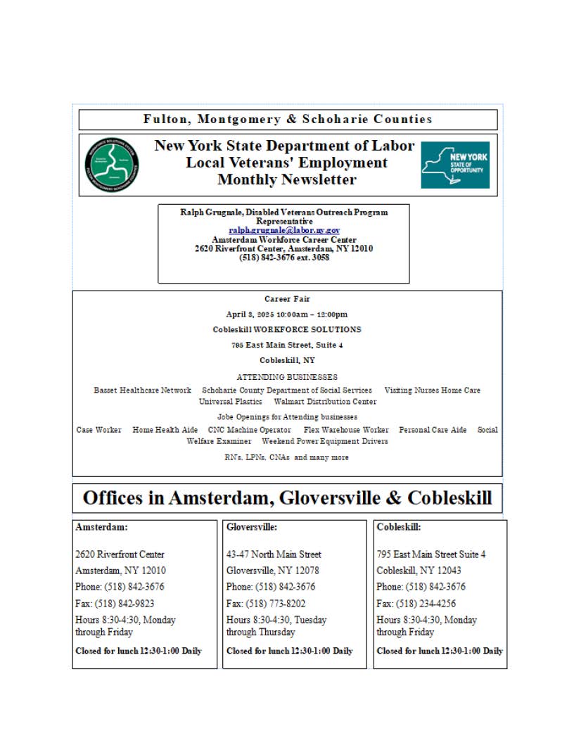 Veteran Services - FMS Workforce Solutions